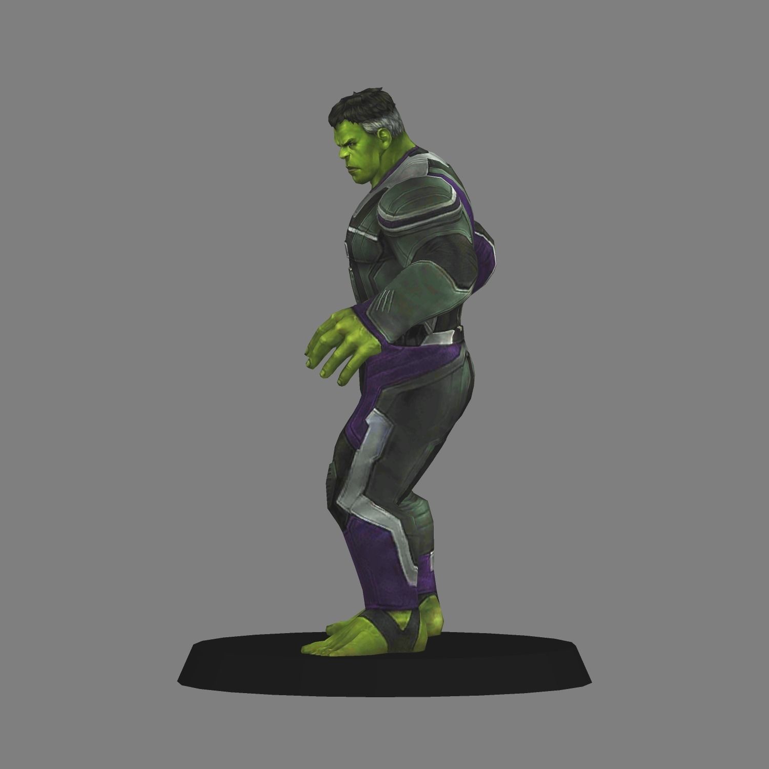 Hulk Avengers Endgame LOW POLY 3D model 3D printable | CGTrader