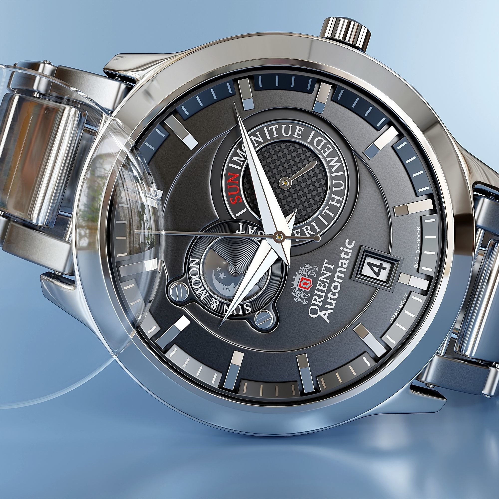 Wrist watch brand Orient 3D model | CGTrader