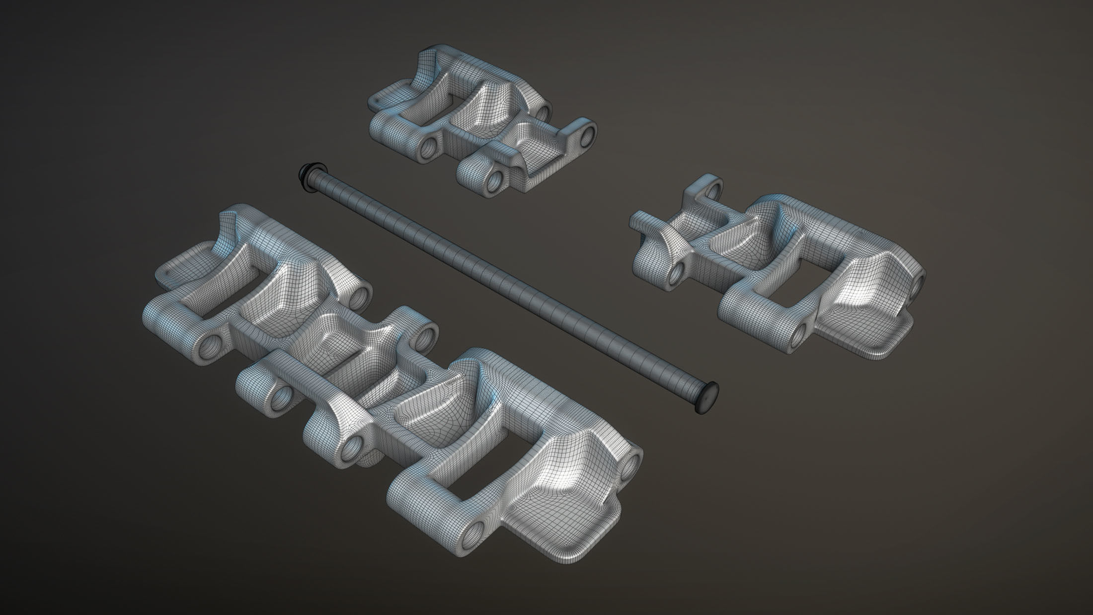 Track Links for Tanks IS and KV 3D model | CGTrader