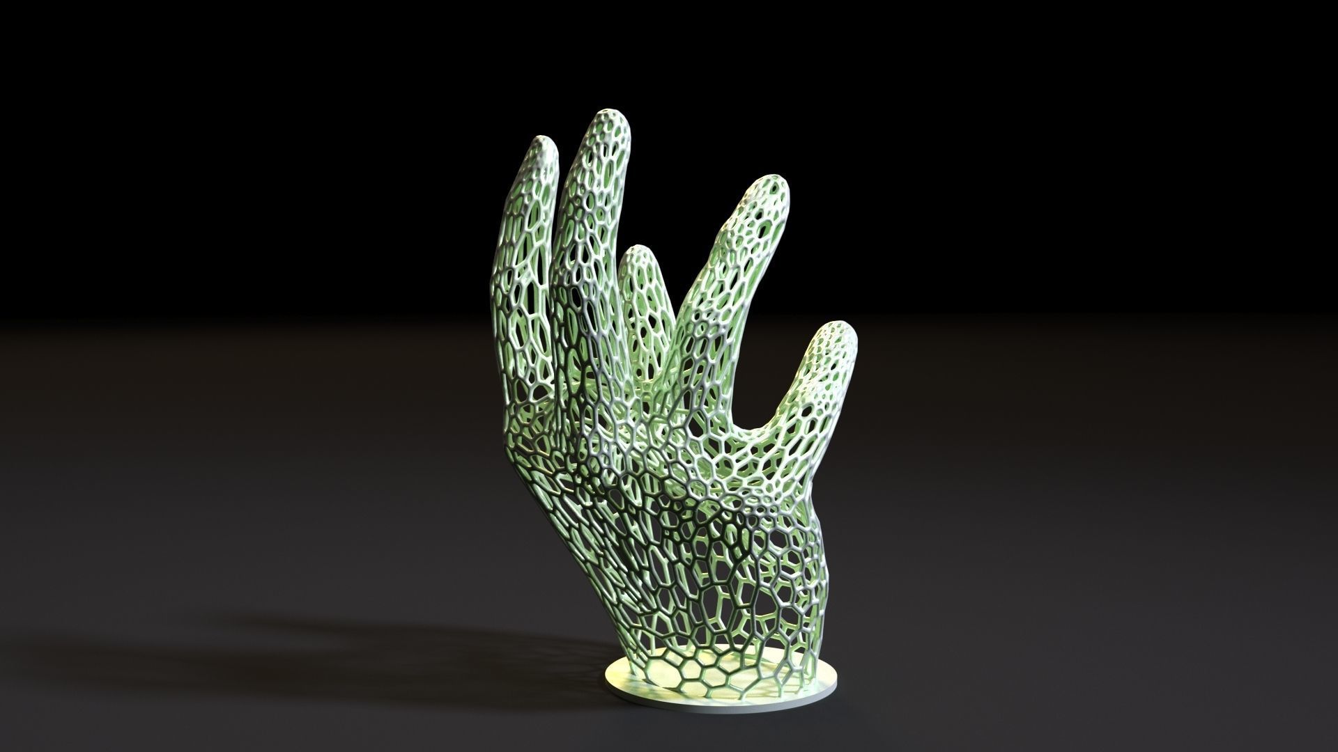 Hand voronoi 3D model 3D printable | CGTrader