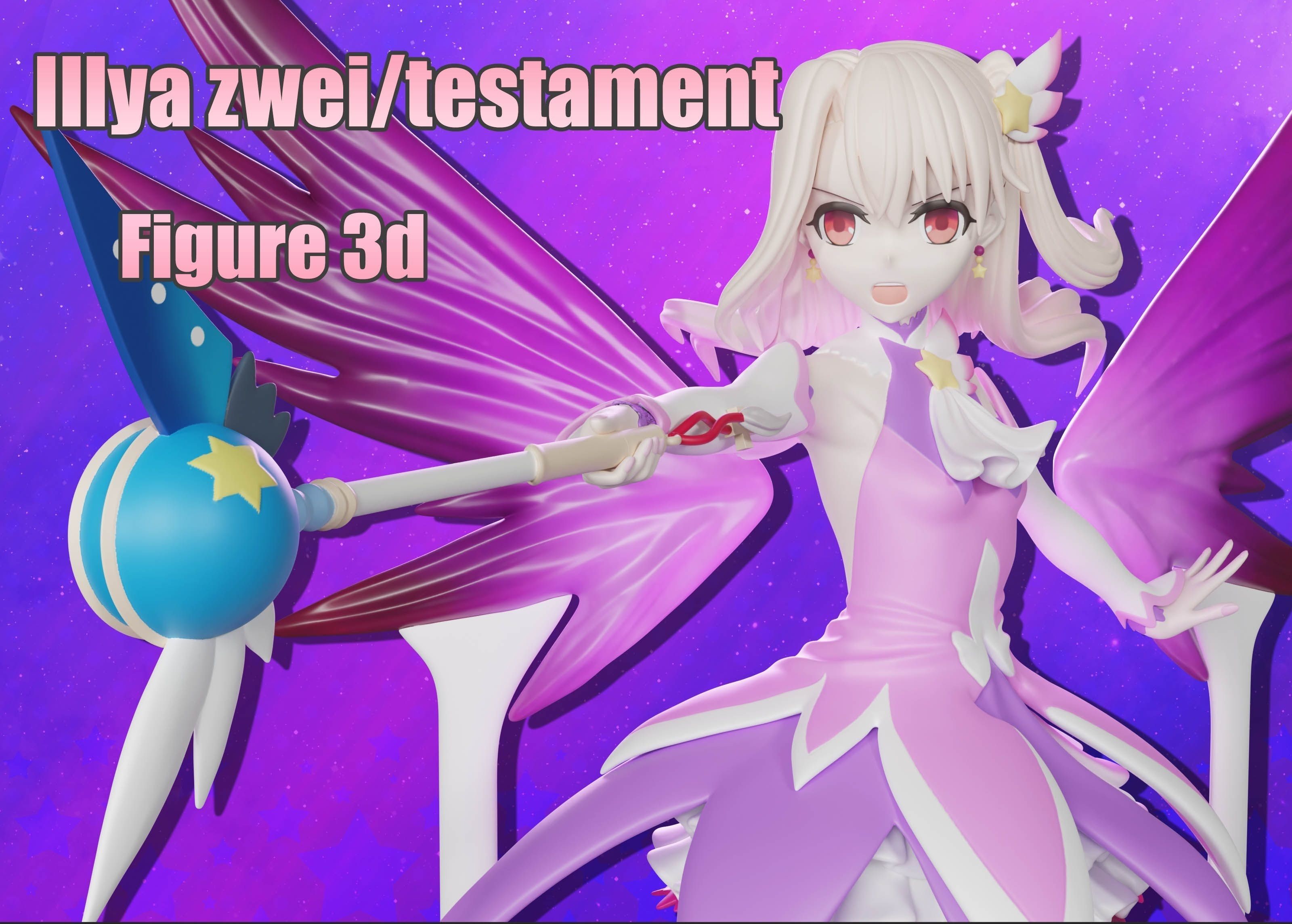 Illya zwei and testament figure 3d 3D model 3D printable | CGTrader