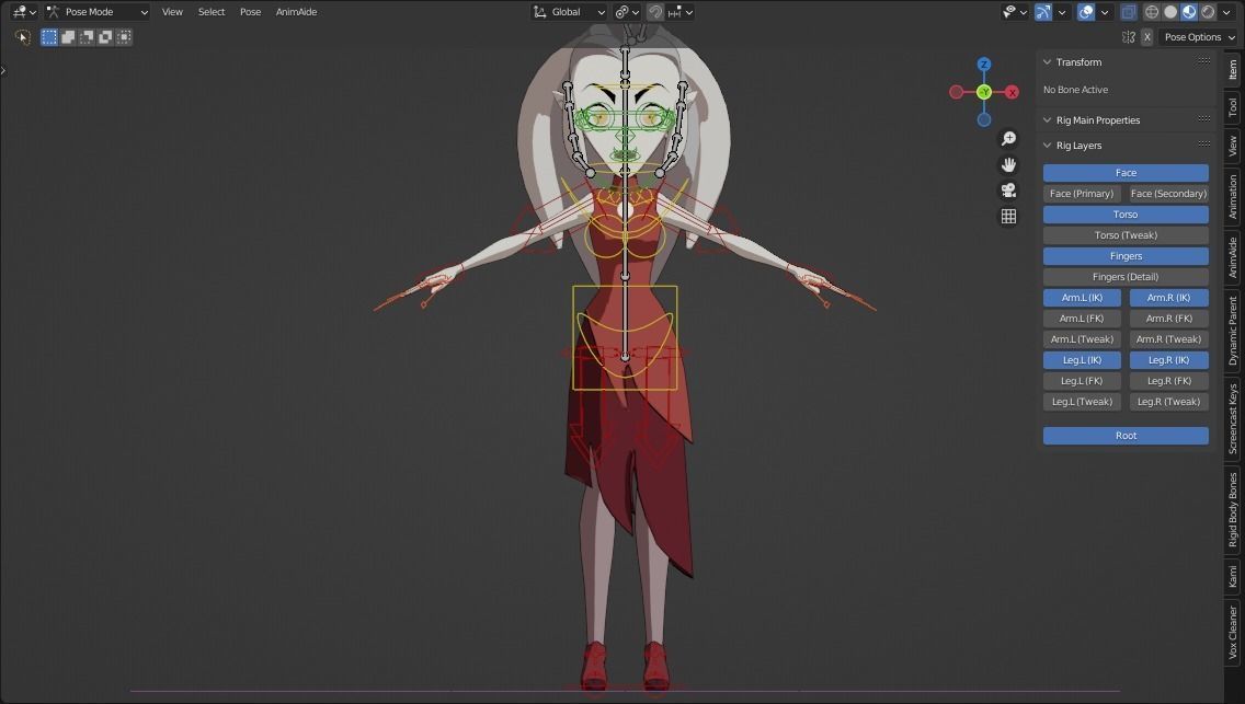 Eda Clawthorne Cel Shaded free 3D model rigged | CGTrader