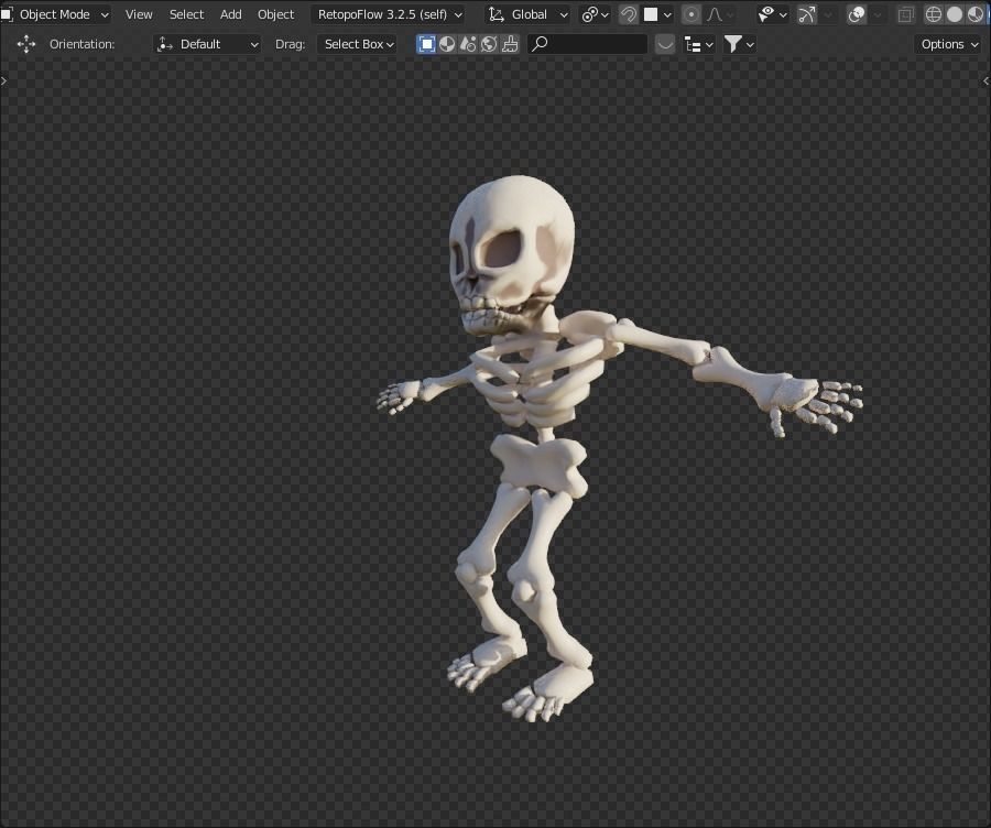 3D model Skull Bone Character VR / AR / low-poly | CGTrader