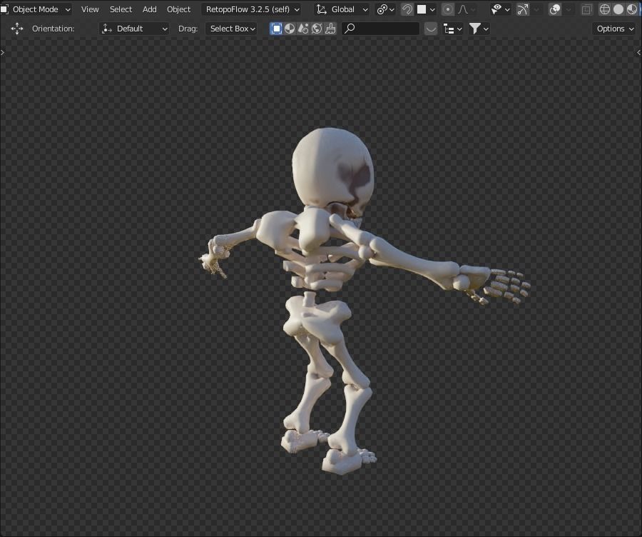 3D model Skull Bone Character VR / AR / low-poly | CGTrader