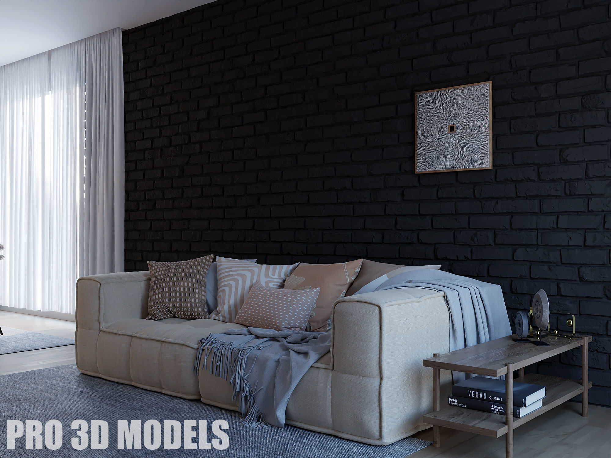 Denver Sofa 2 Seat 3D model | CGTrader