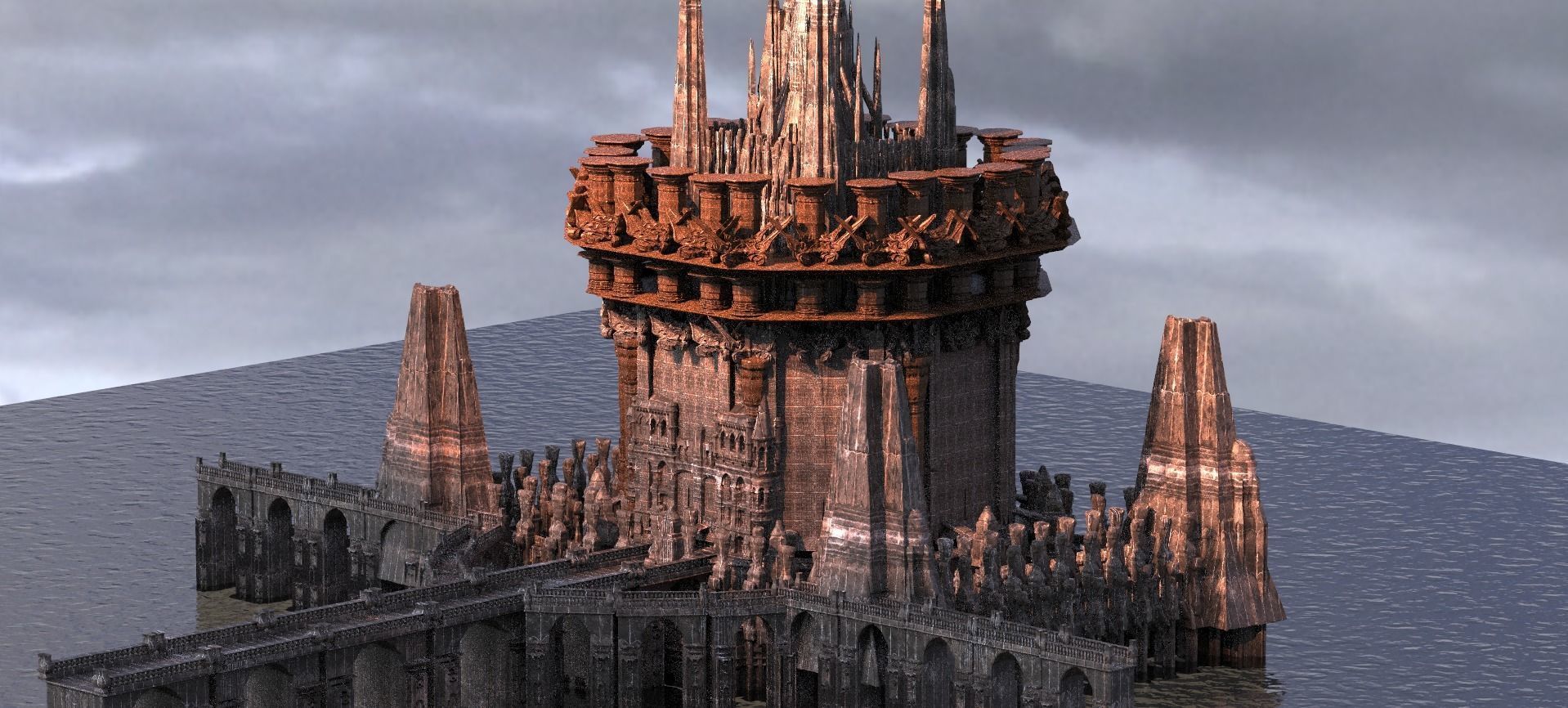 Celts Overlord Fortress Kitbash 3D model | CGTrader