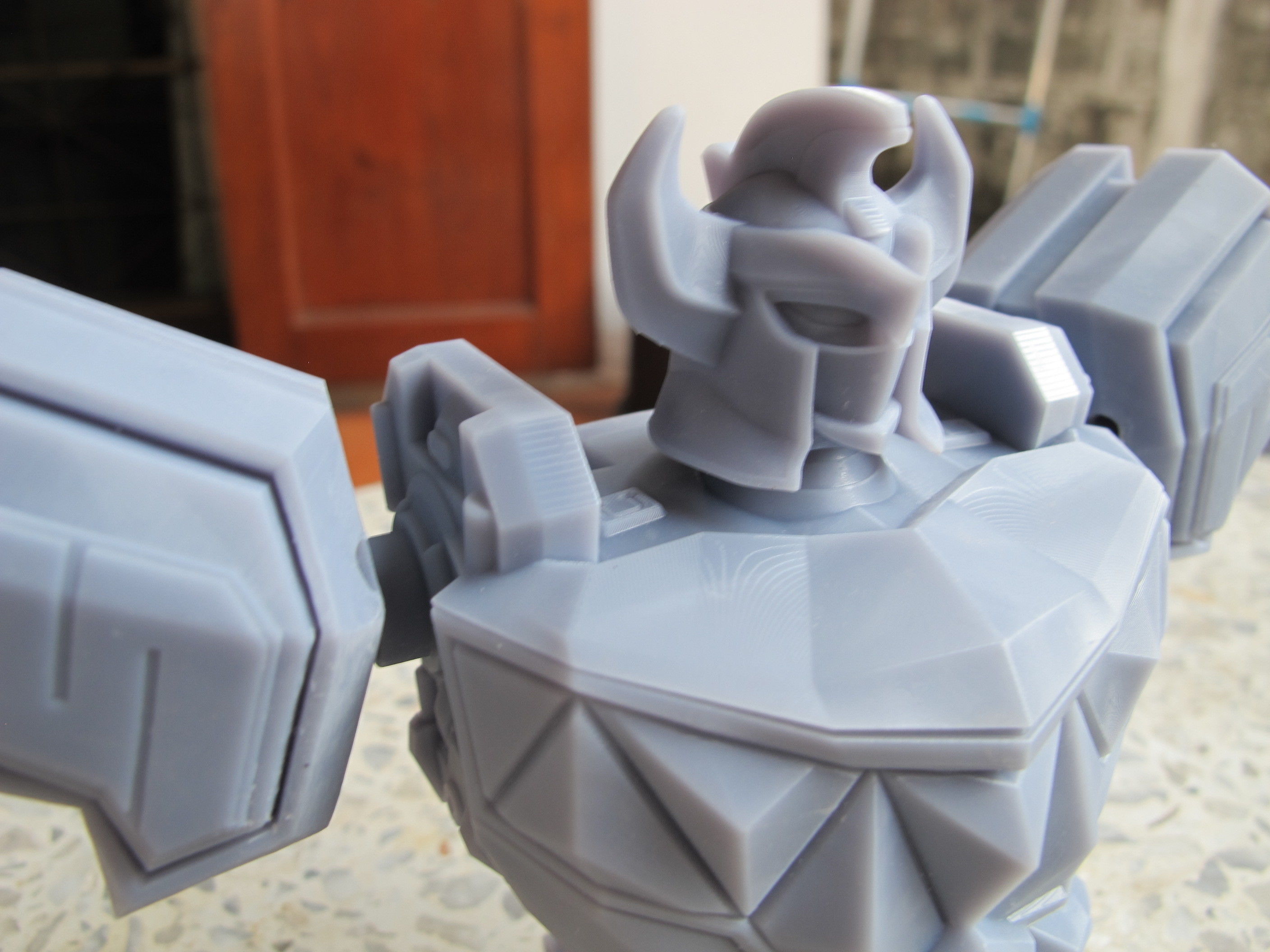 Power Rangers Mighty Morphin Megazord Bust 3D model 3D printable | CGTrader