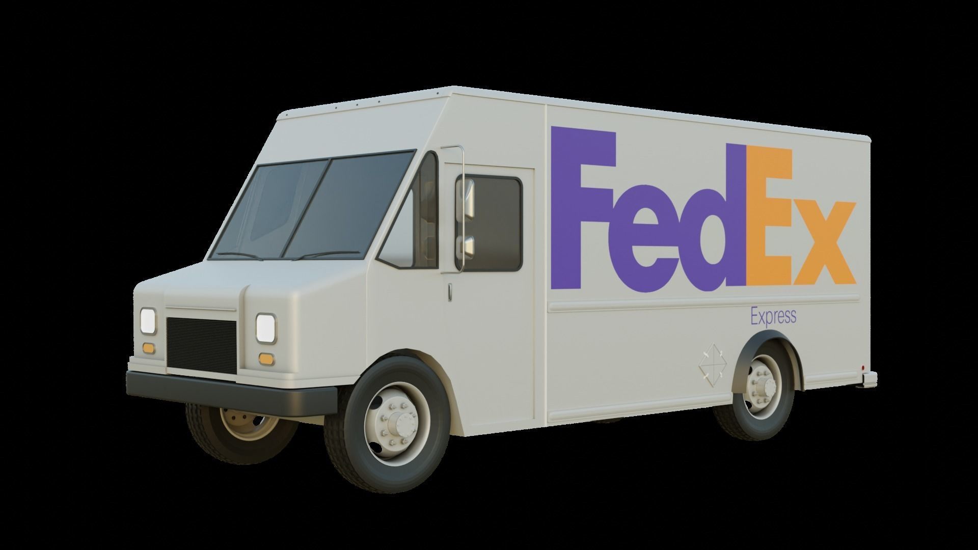 FedEx Truck 3D model | CGTrader