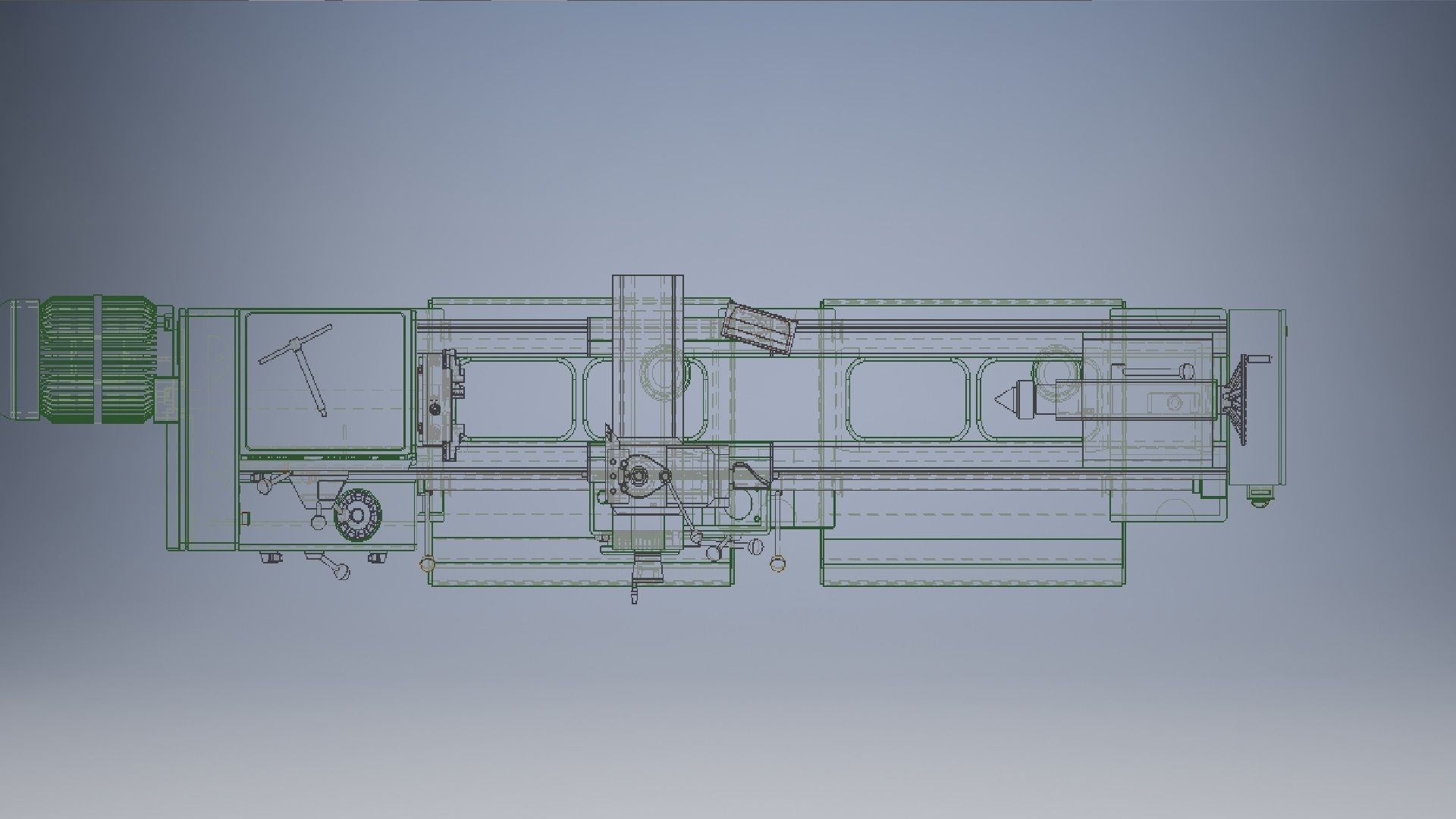 Conventional Lathe Machine 3Dmodel 3D model | CGTrader