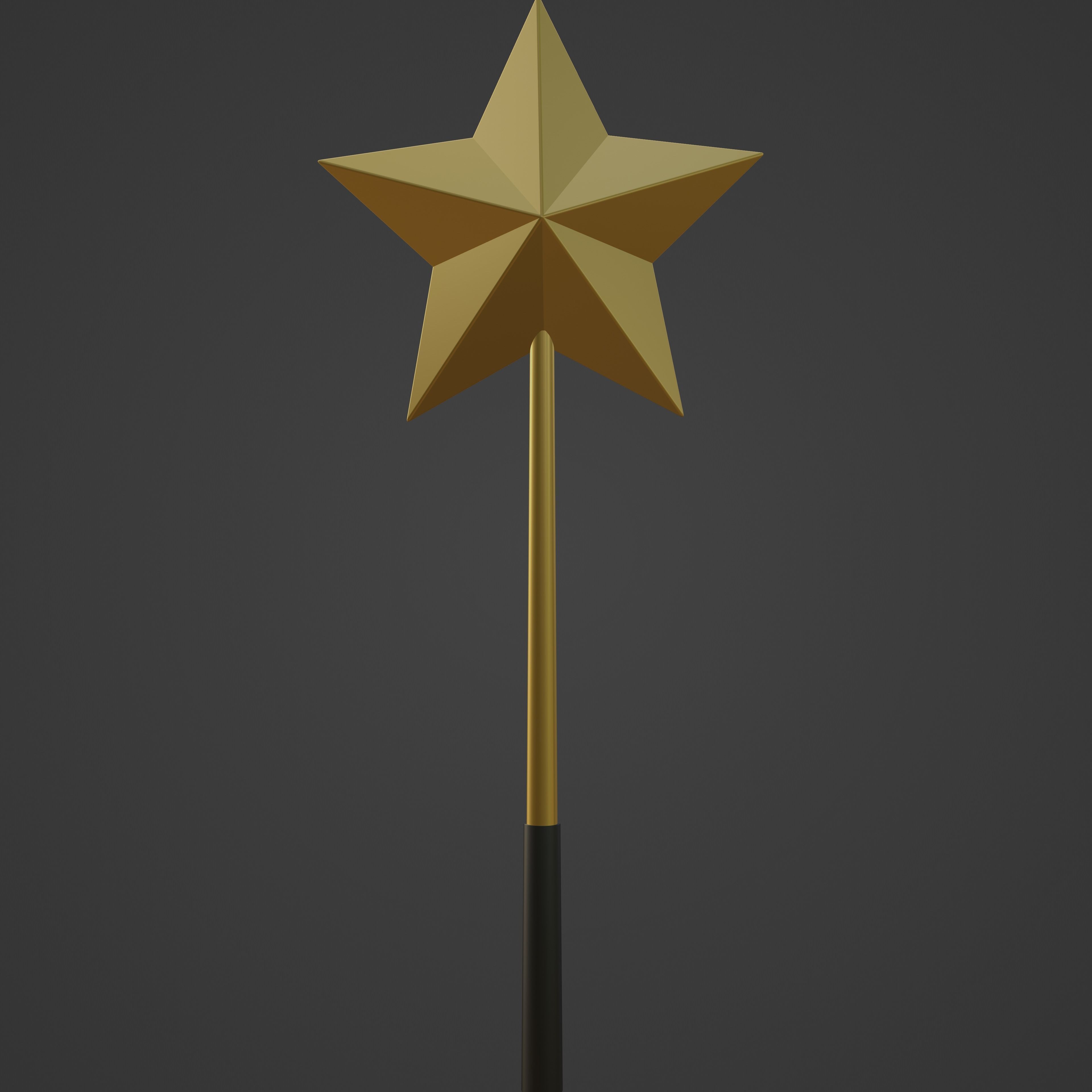 3D model Simple Magic Wand VR / AR / low-poly | CGTrader
