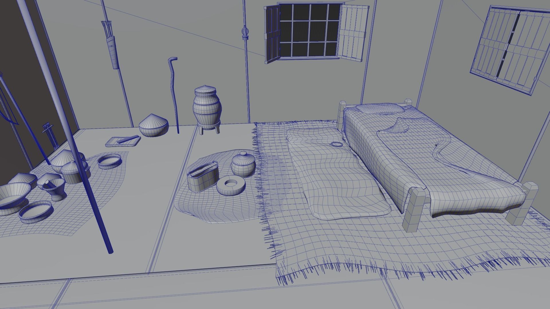 House of the Prophet Muhammad - exterior interior 3D model | CGTrader