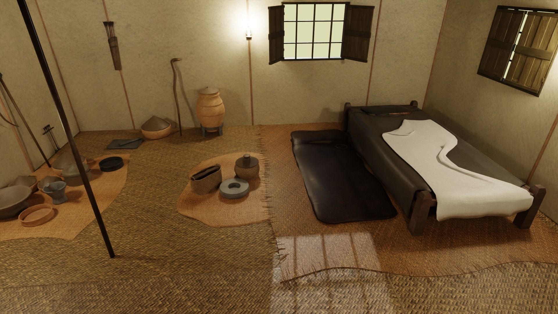House of the Prophet Muhammad - exterior interior 3D model | CGTrader