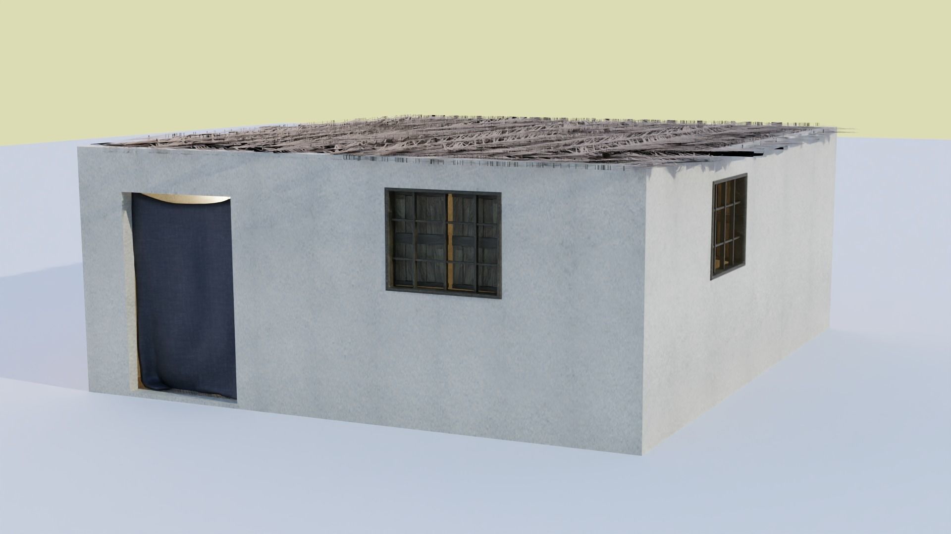 House of the Prophet Muhammad - exterior interior 3D model | CGTrader