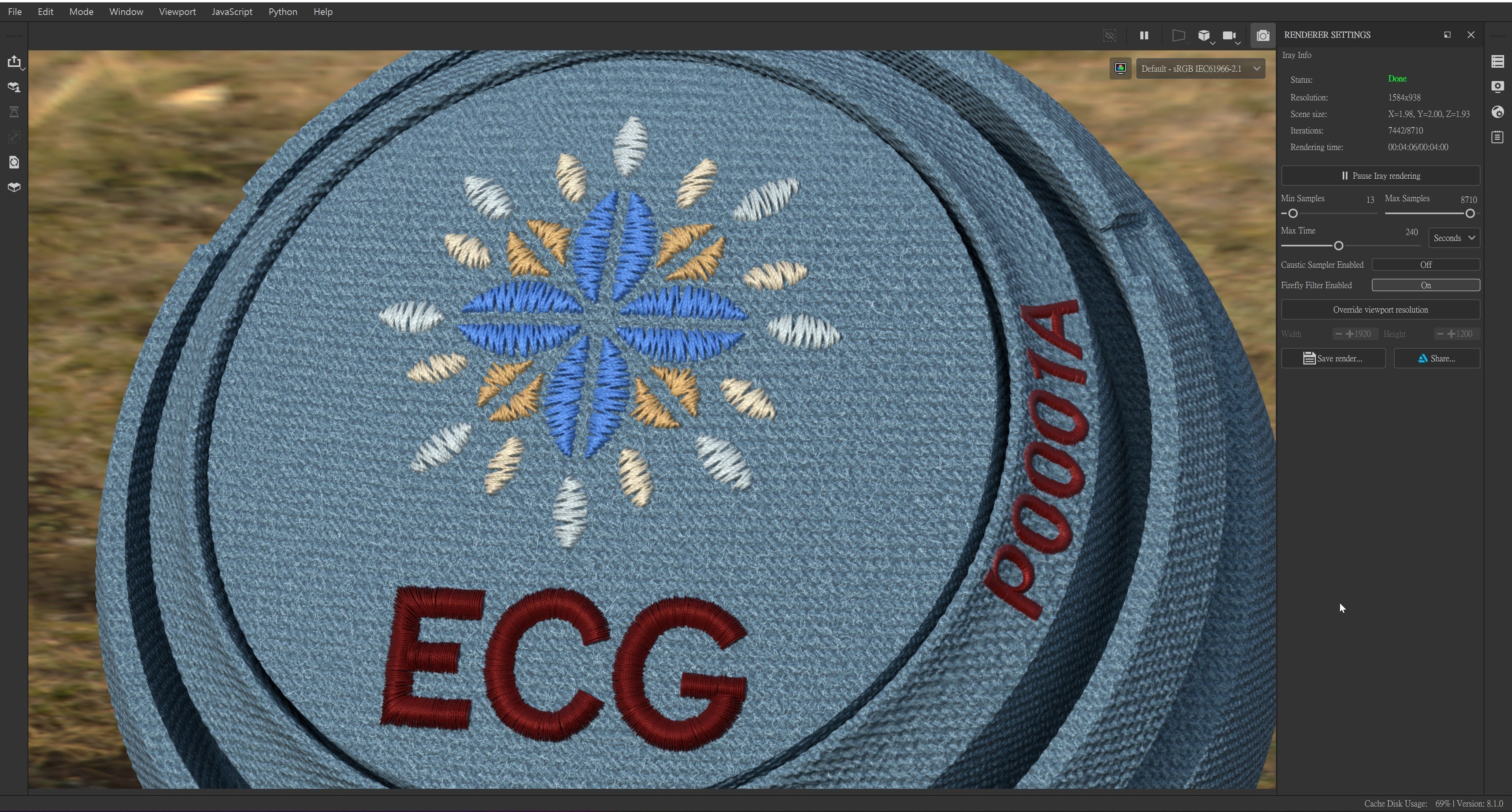 EmbroideryCG Pattern 0001A substance painter tools Texture | CGTrader