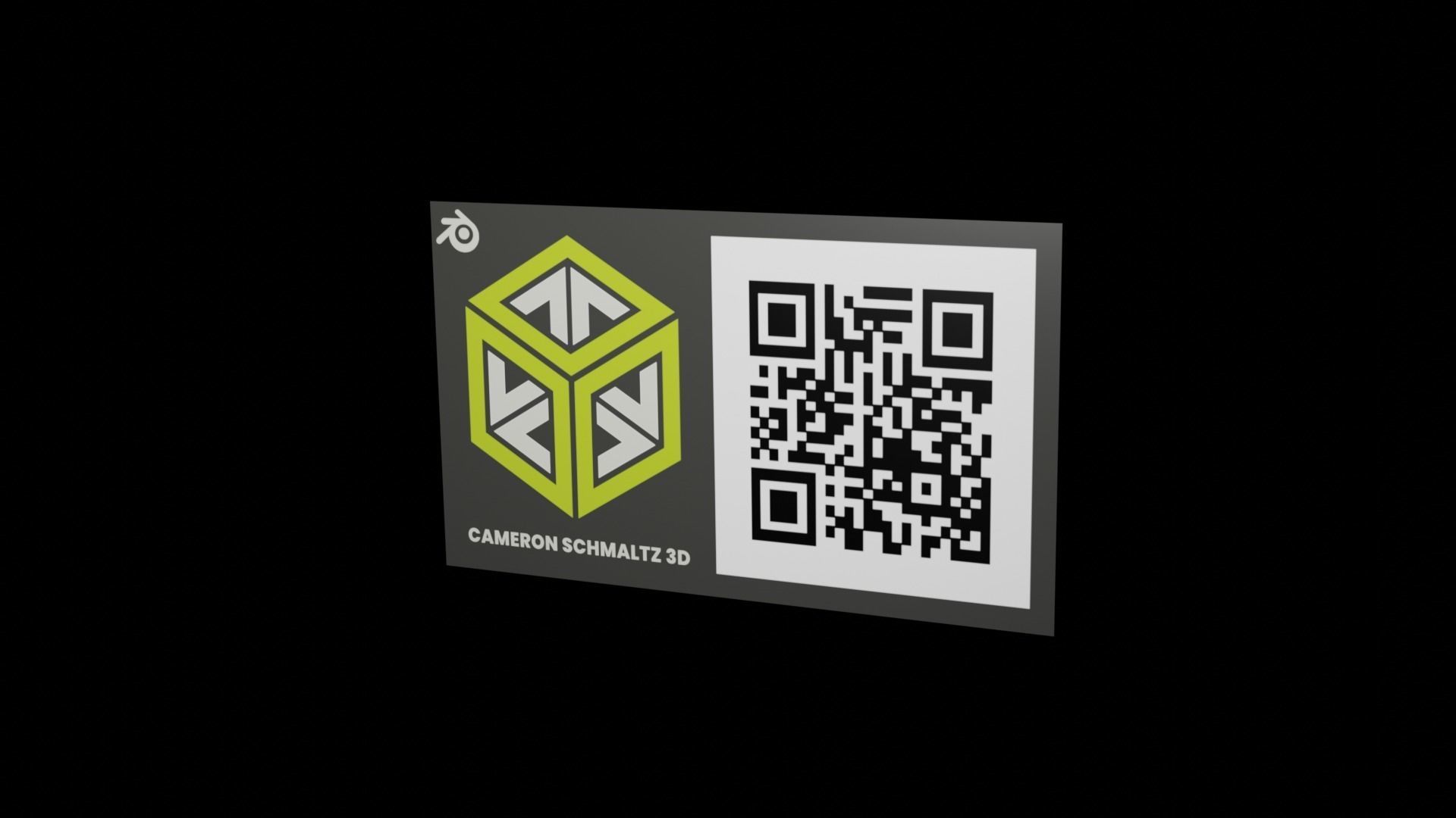 Digital Business Card free VR / AR / low-poly 3D model | CGTrader