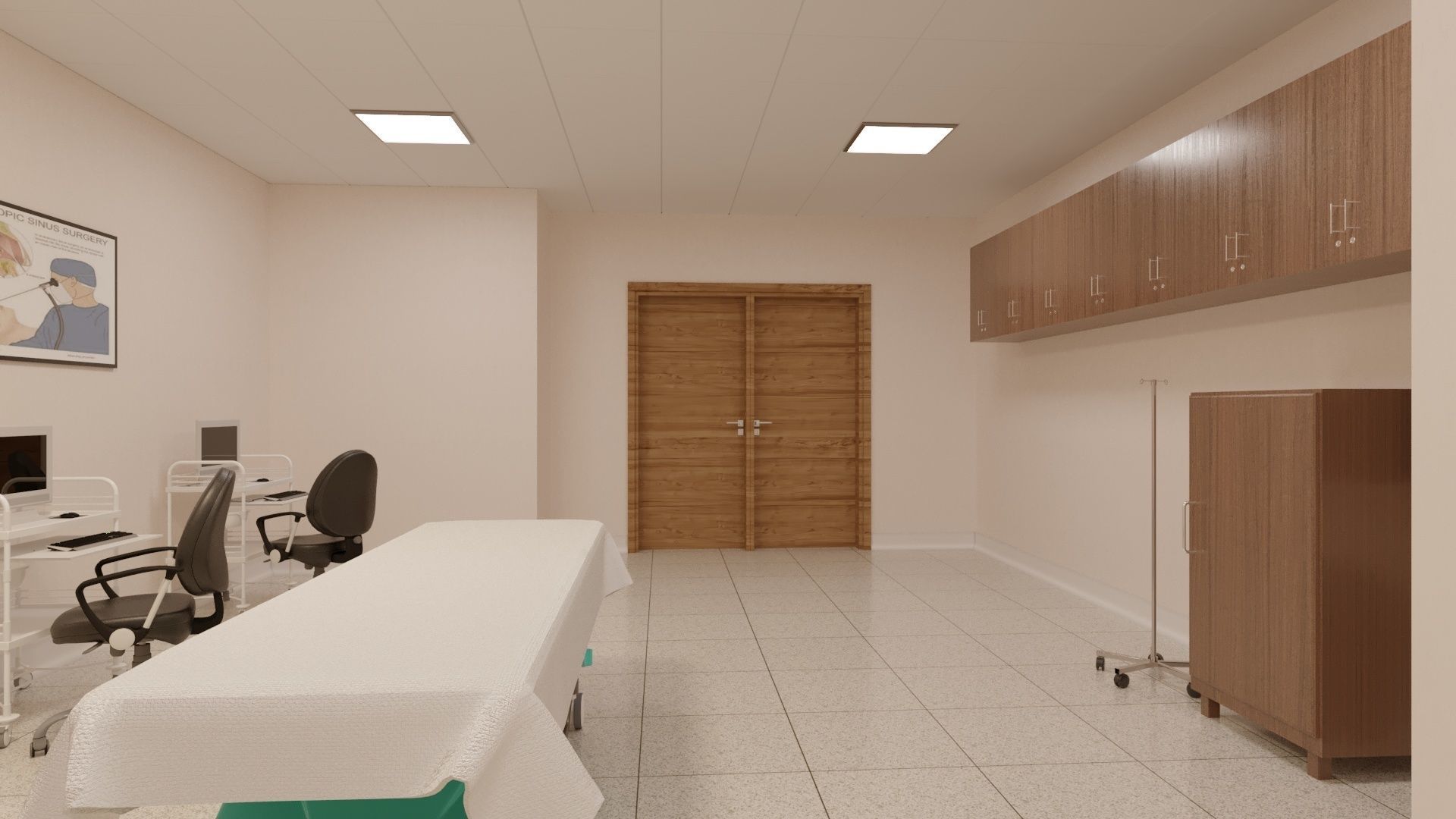 Hospital Endoscopy room 3d model 3D model | CGTrader