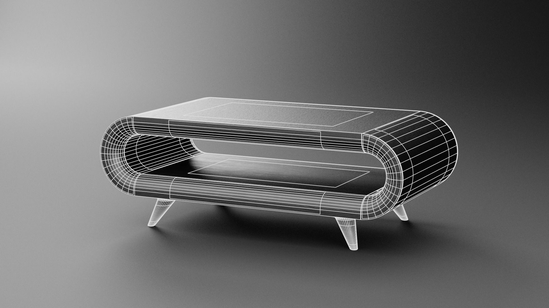 3D model hollow coffee table VR / AR / low-poly | CGTrader