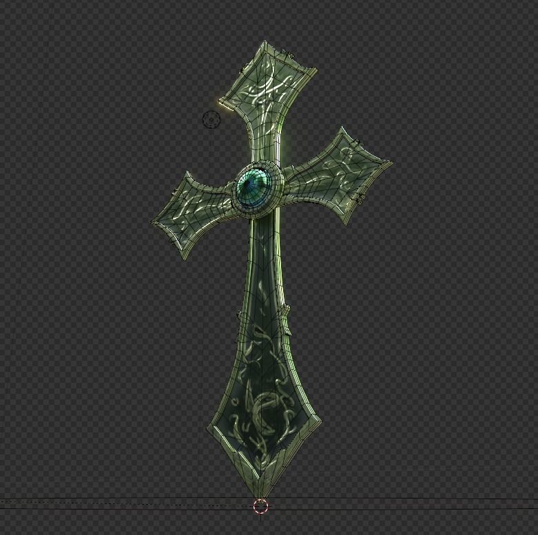 3D model Forest Devils Cross VR / AR / low-poly | CGTrader