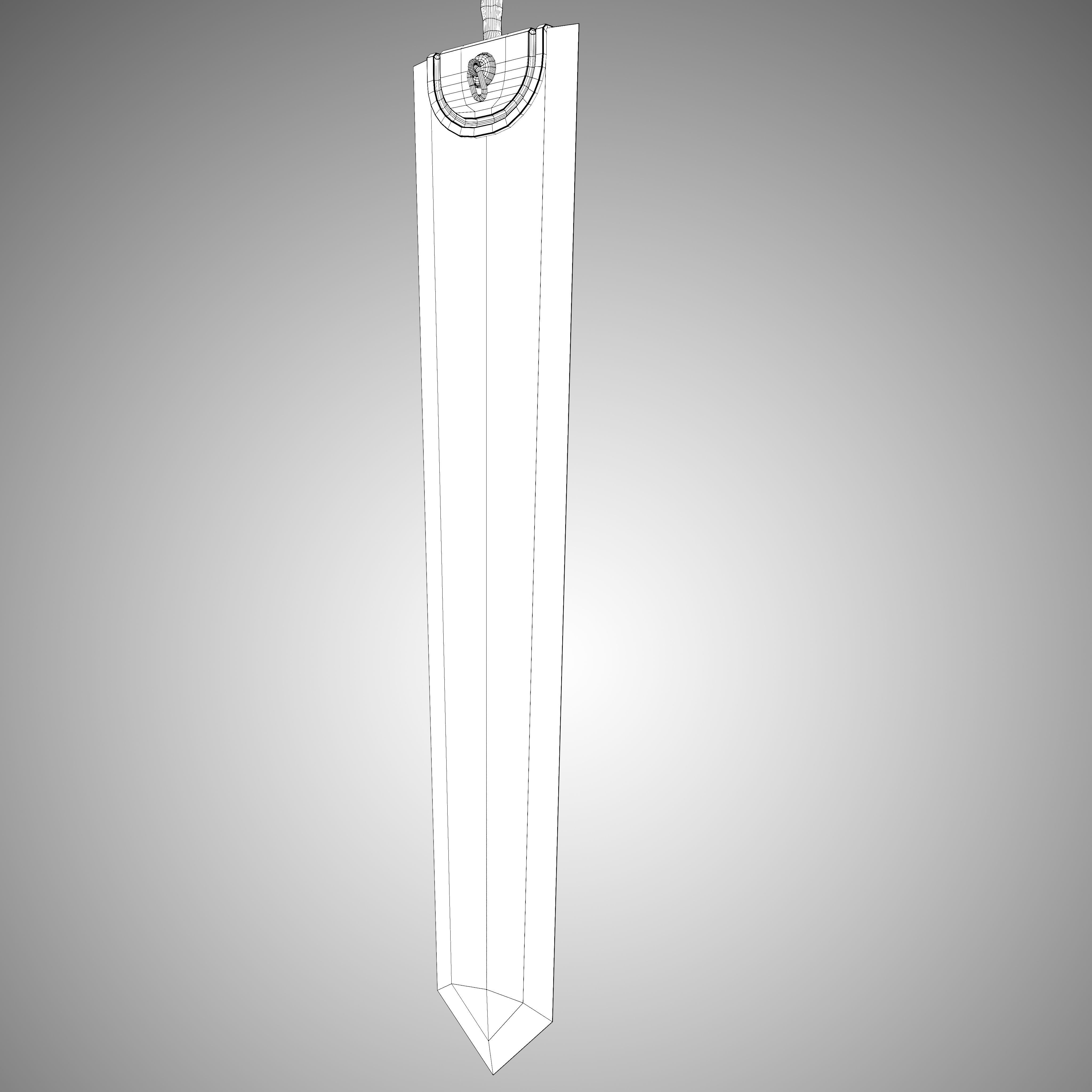 Berserk Guts sword 3D model | CGTrader