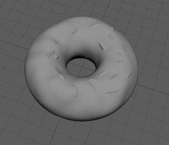 simple donut free 3D model | CGTrader