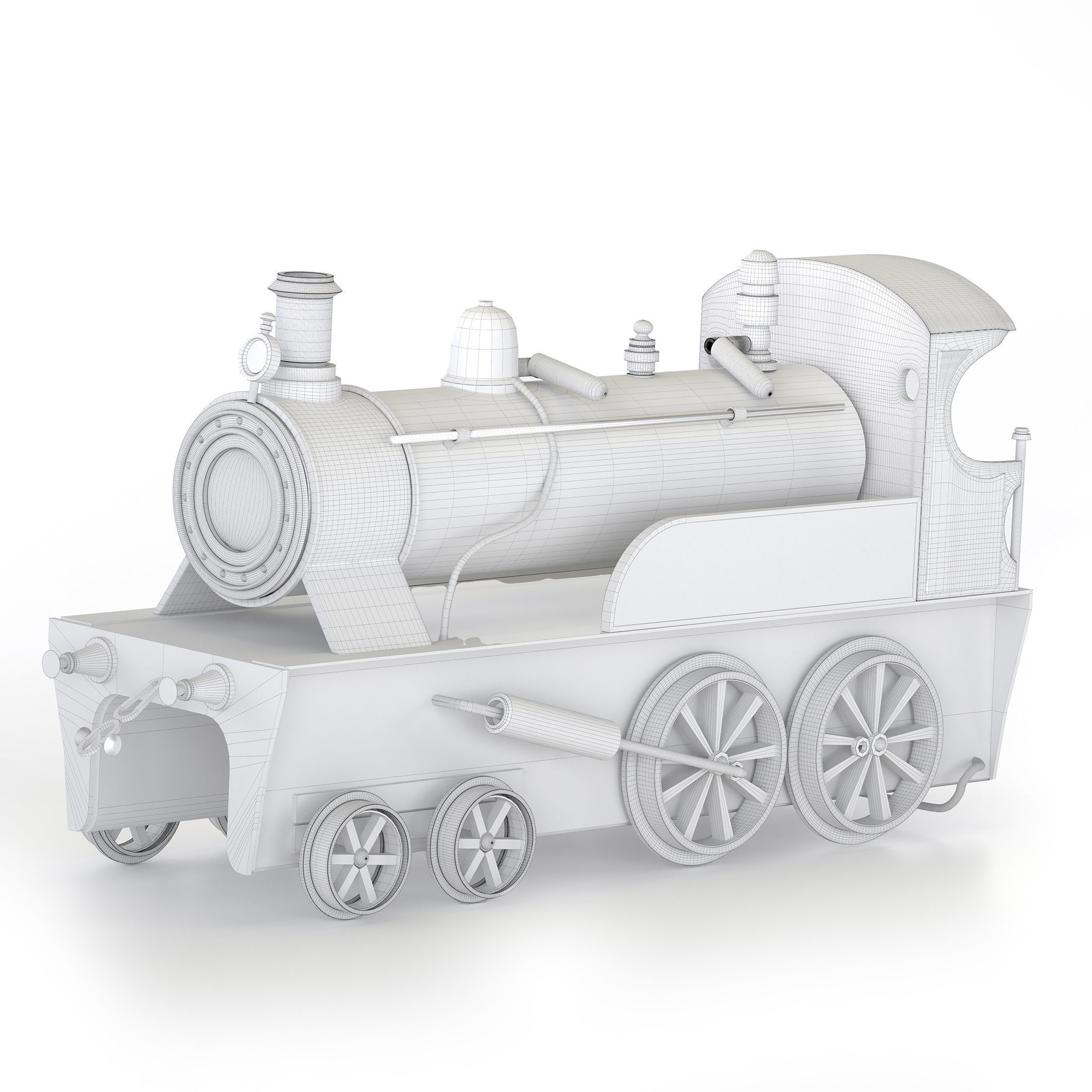 old trian toy 3D model | CGTrader