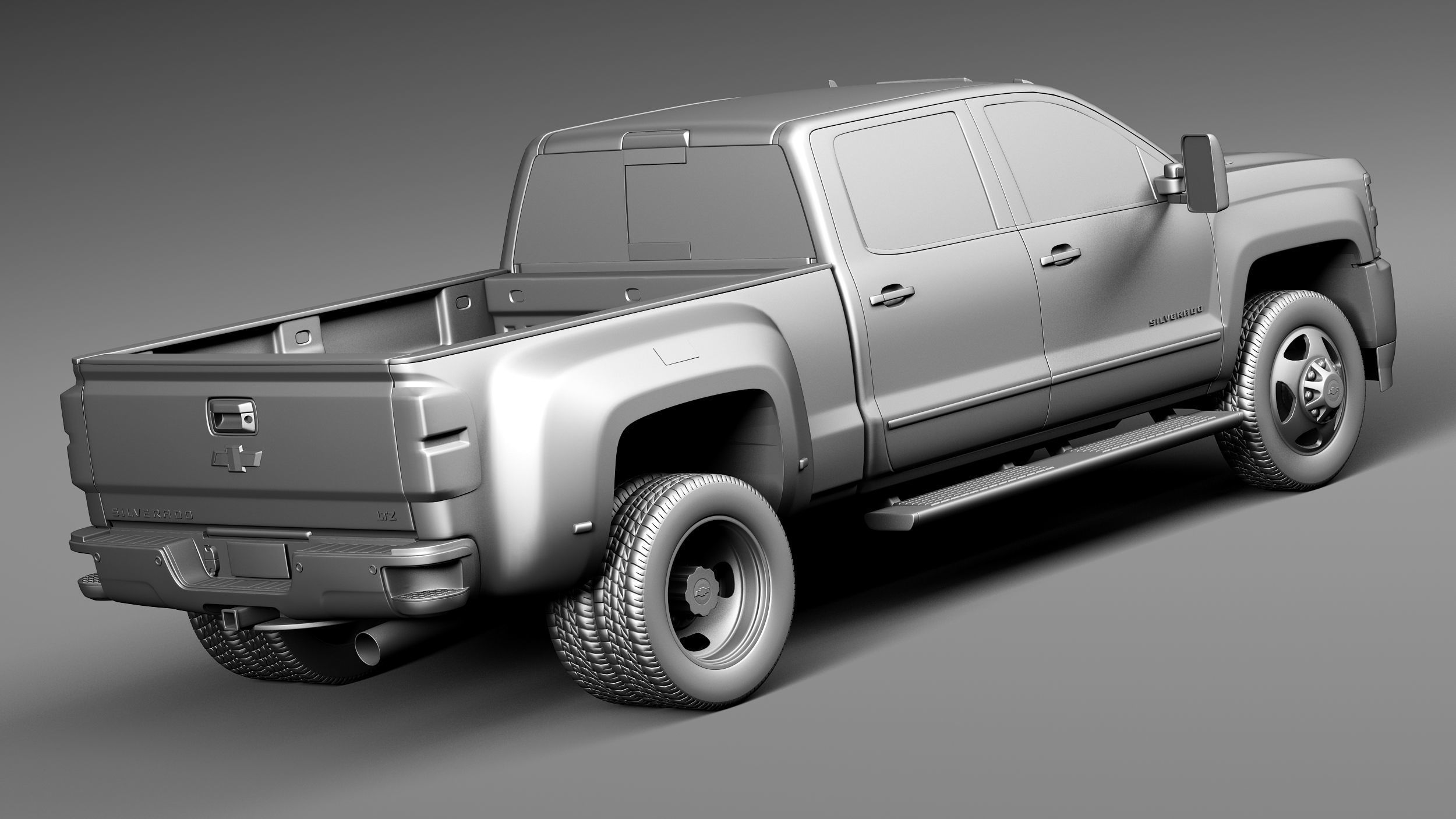 Chevrolet Silverado HD CG 2015 3D model | CGTrader