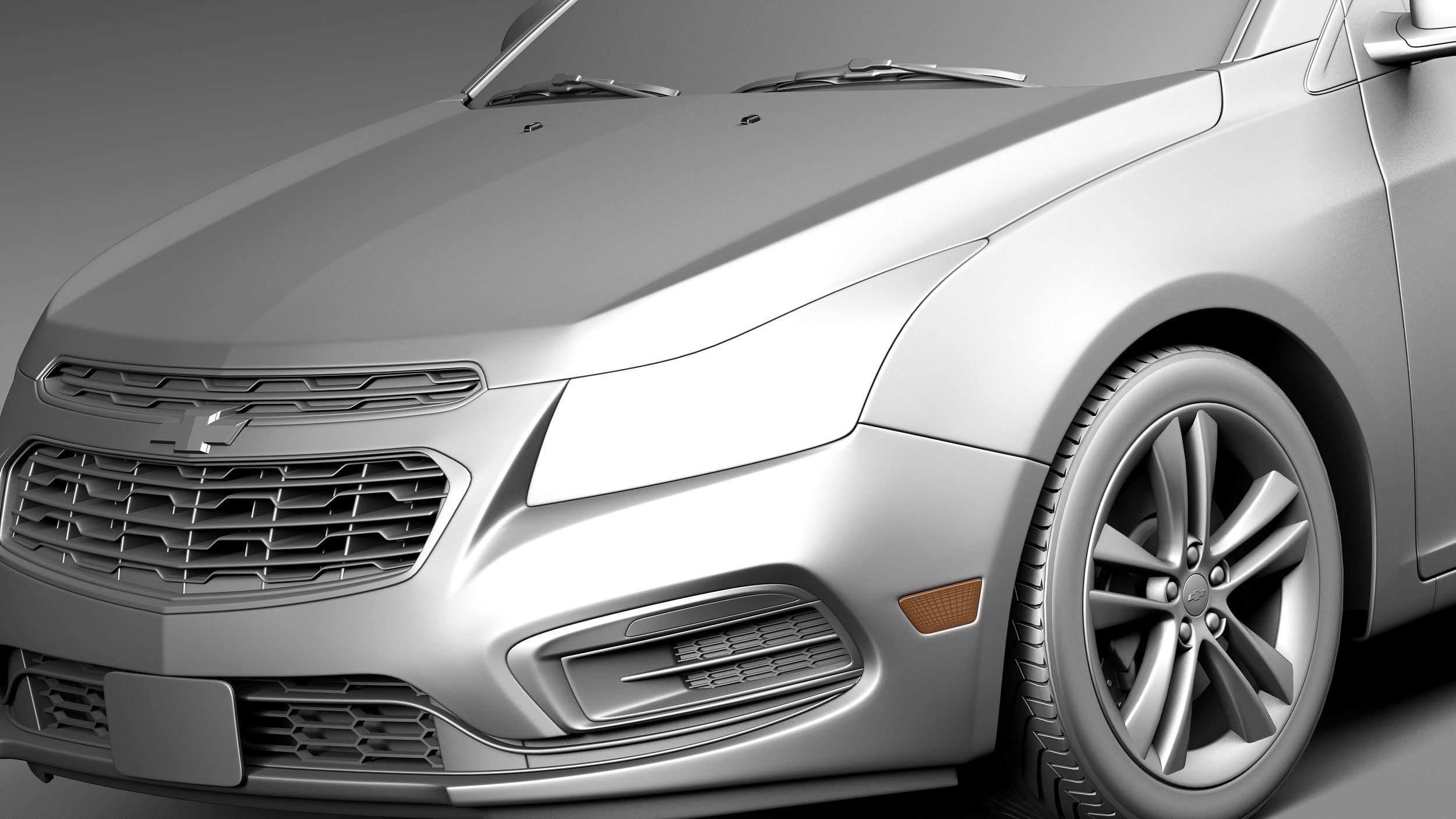 Chevrolet Cruze Sedan CG 2015 3D model | CGTrader
