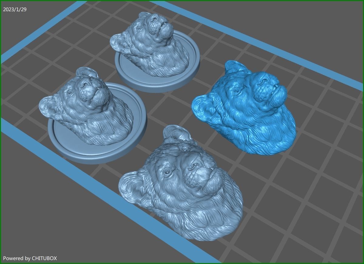 Lion cub head 3D model 3D printable | CGTrader