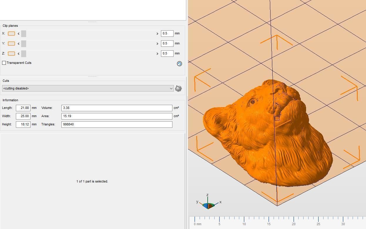 Lion cub head 3D model 3D printable | CGTrader