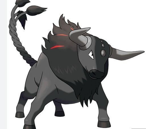 paldean tauros fire pokemon 3d figure 3D model 3D printable | CGTrader