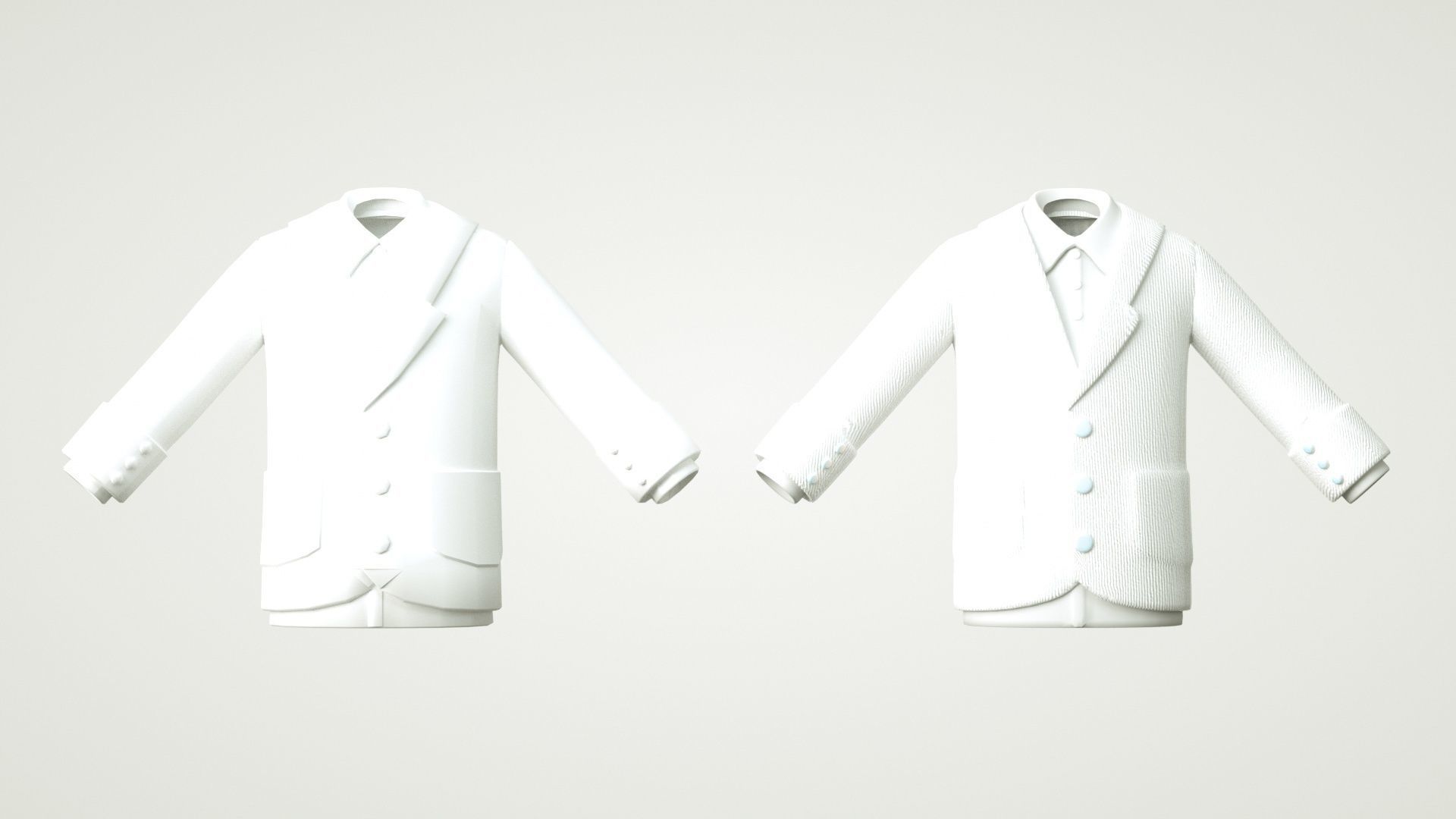 cartoon suit jacket 3D model | CGTrader
