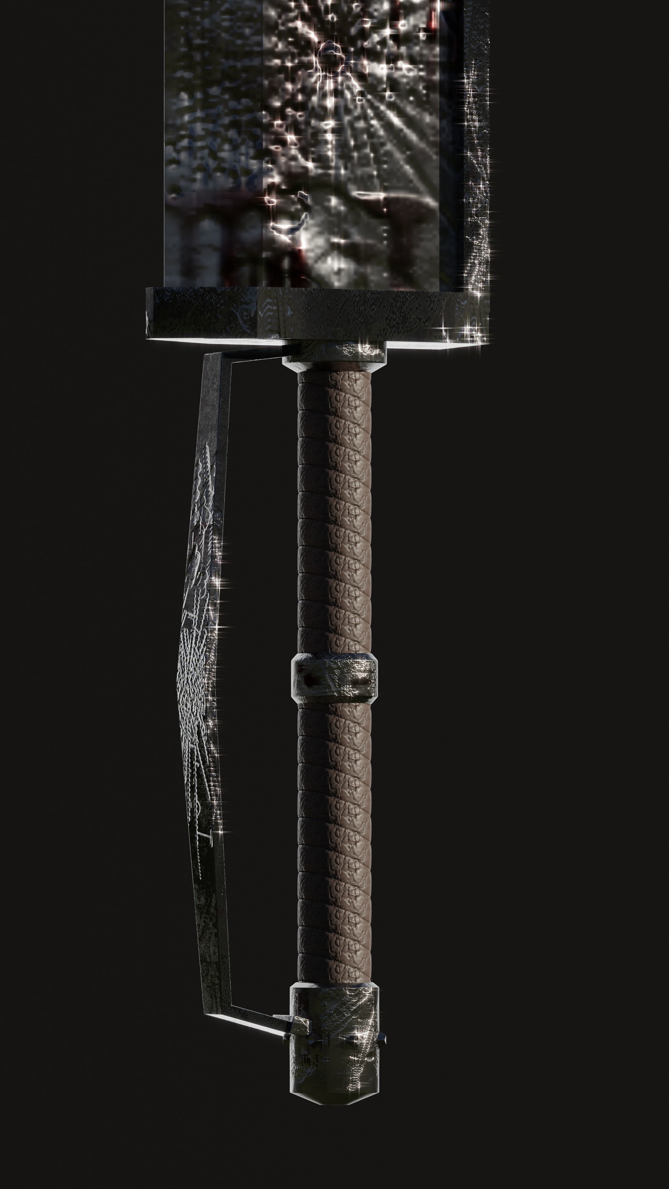 3D model Big iron sword VR / AR / low-poly | CGTrader