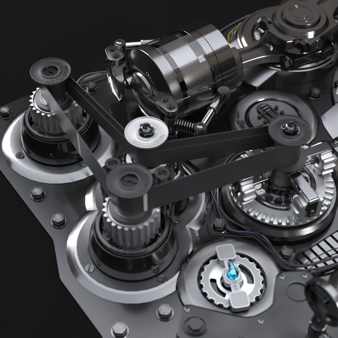 Mechanism Animated 3D model animated | CGTrader