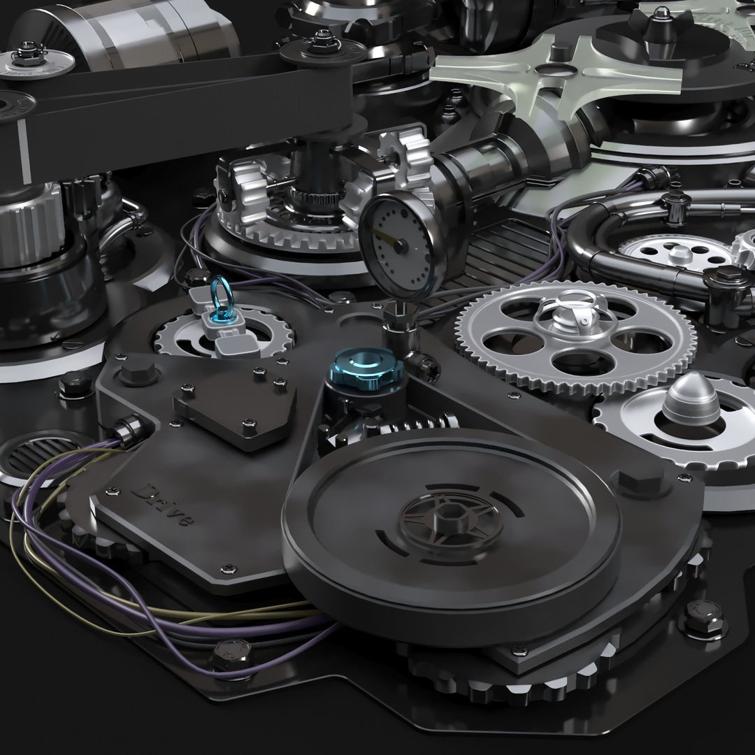 Mechanism Animated 3D model animated | CGTrader