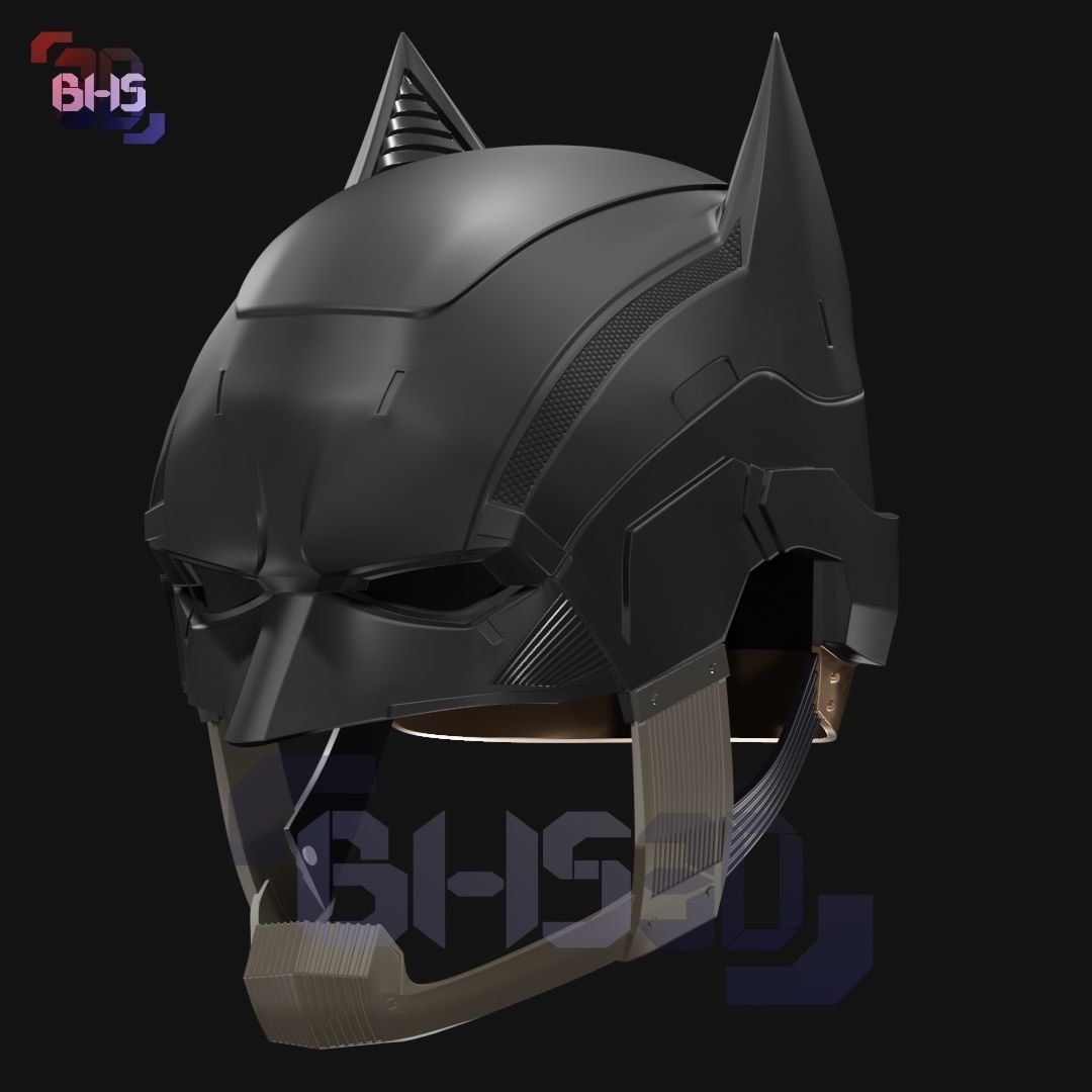 Dark Detective Helmet Batman Future State 3D model 3D printable | CGTrader