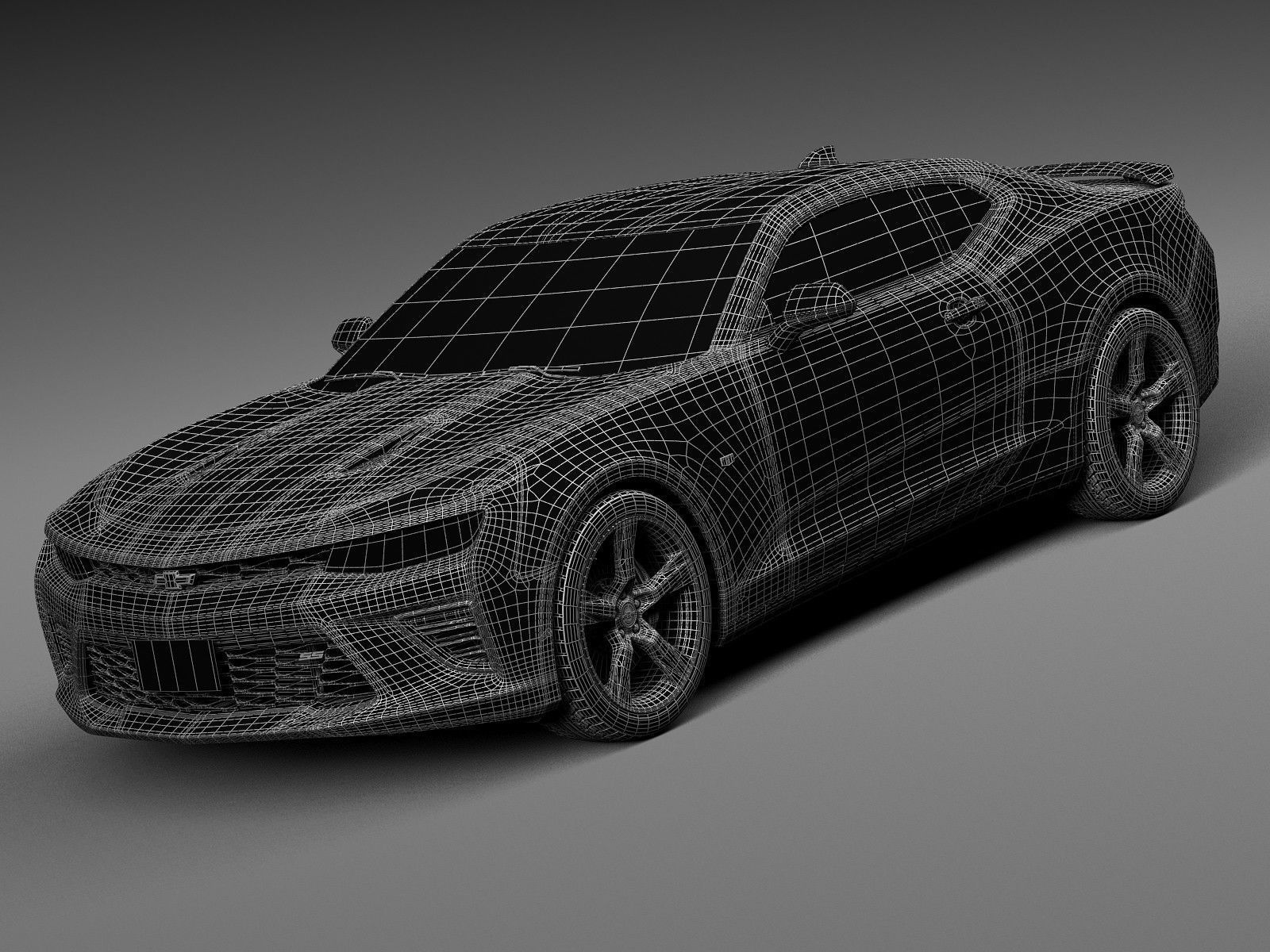 Chevrolet Camaro SS CG 2016 3D model | CGTrader