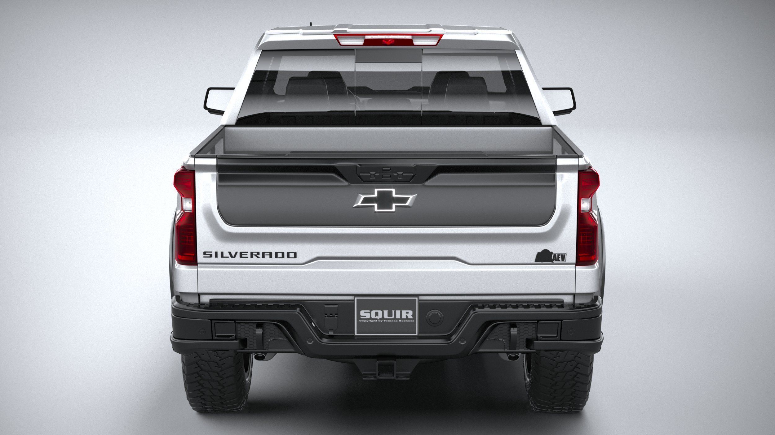 Chevrolet Silverado ZR2 Bison CG 2023 3D model | CGTrader