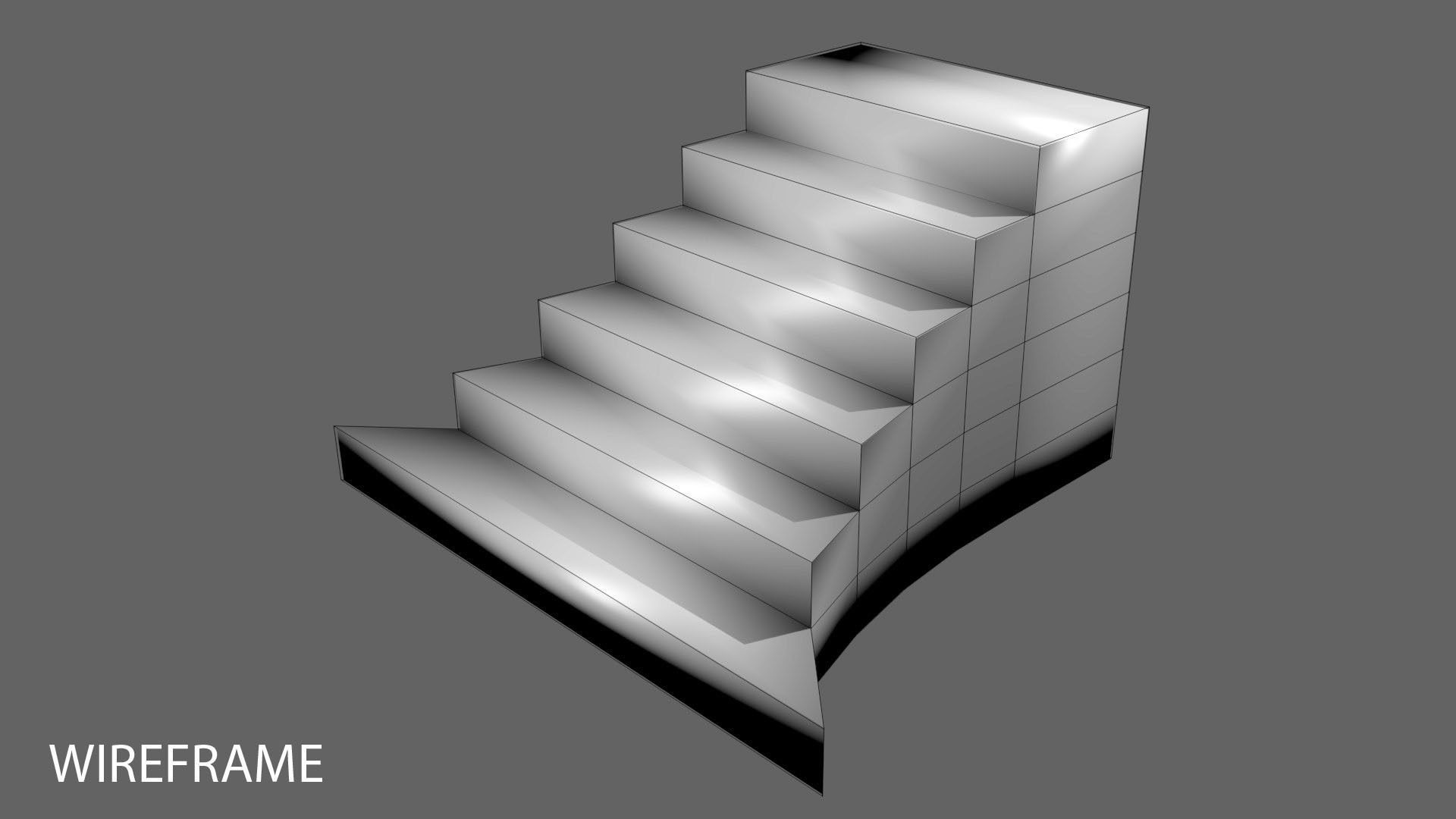 Stair - Curve 3D model | CGTrader
