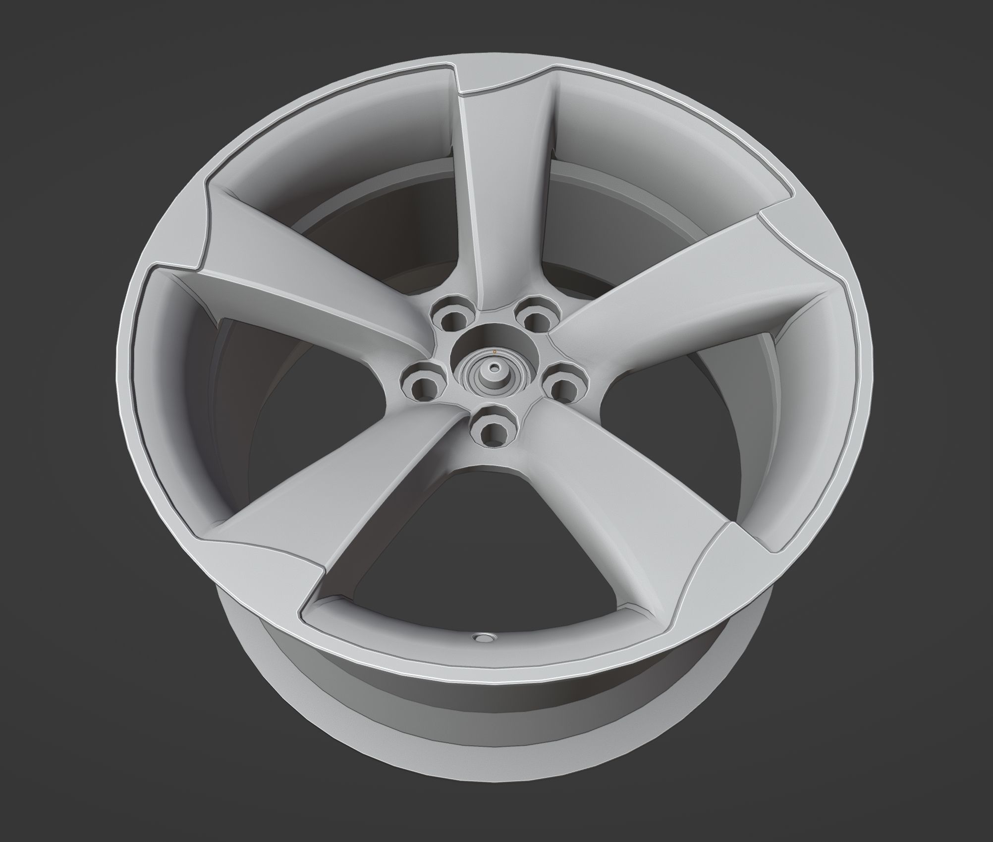 3D model Audi Rotor - Wheels - Game Ready VR / AR / low-poly | CGTrader