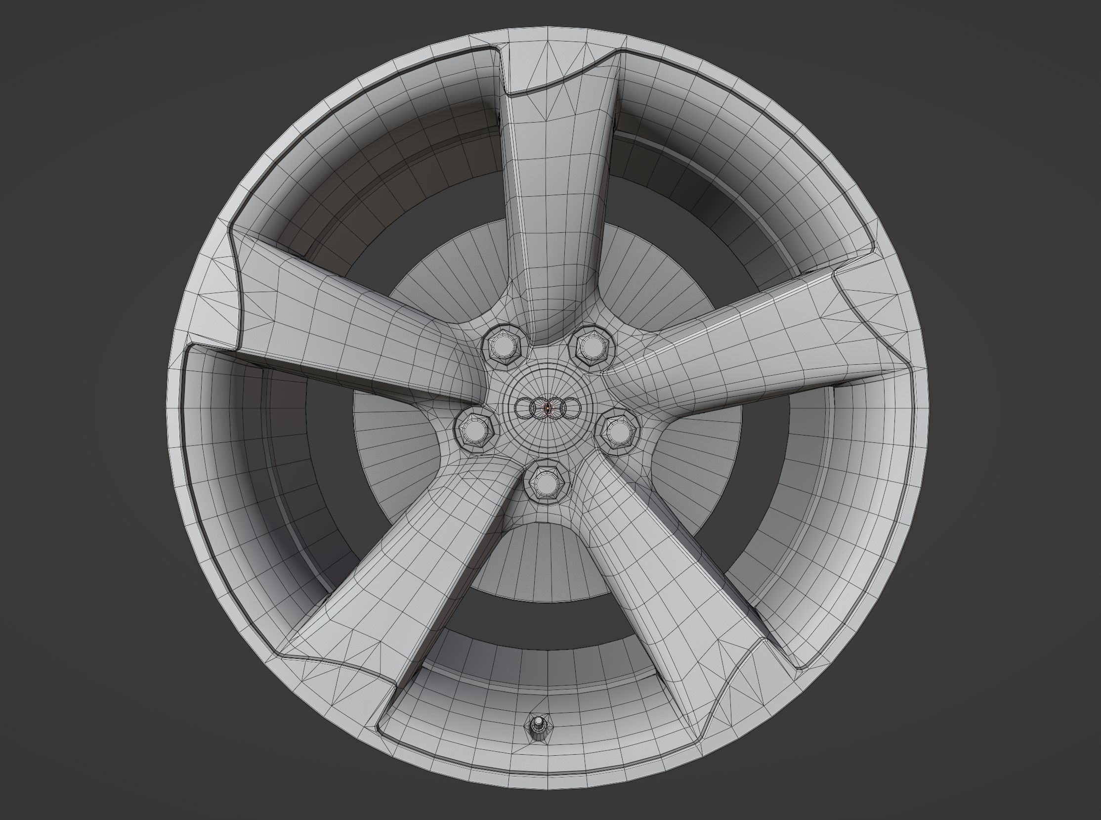 3D model Audi Rotor - Wheels - Game Ready VR / AR / low-poly | CGTrader