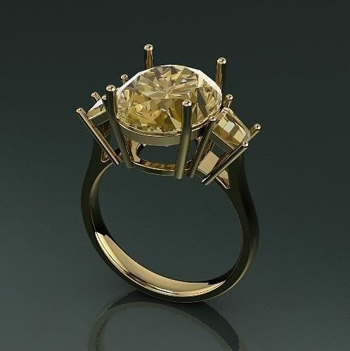 Graff style ring Model 2923 3D model 3D printable | CGTrader