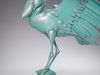 Shoebill statue of bird in turquoise 3D model 3D printable | CGTrader