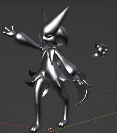 meowscarada pokemon scarlet and violet 3d figurine 3D model 3D ...