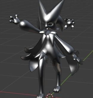 meowscarada pokemon scarlet and violet 3d figurine 3D model 3D ...