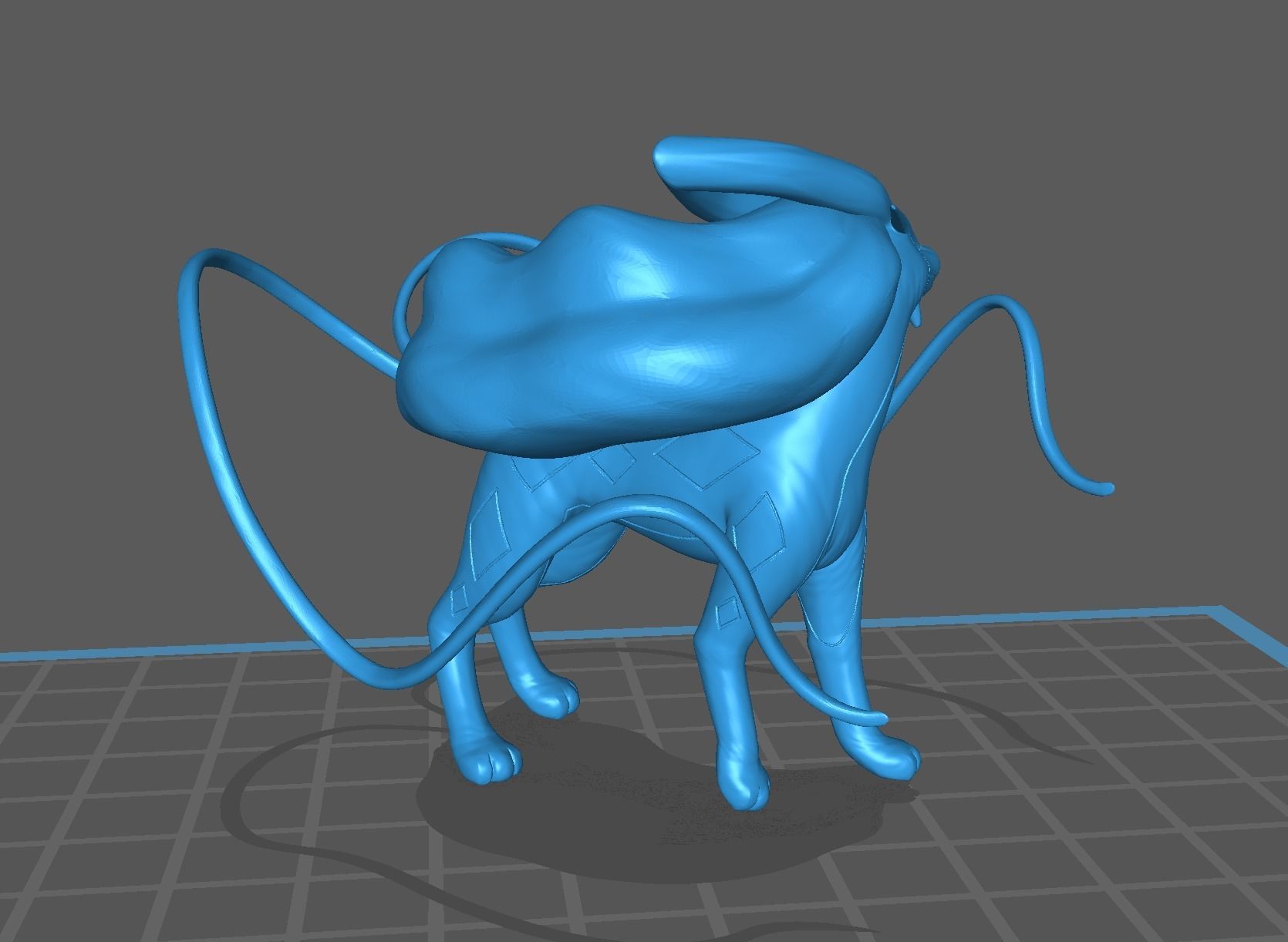 Suicune pokemon 3D print model 3D model 3D printable | CGTrader