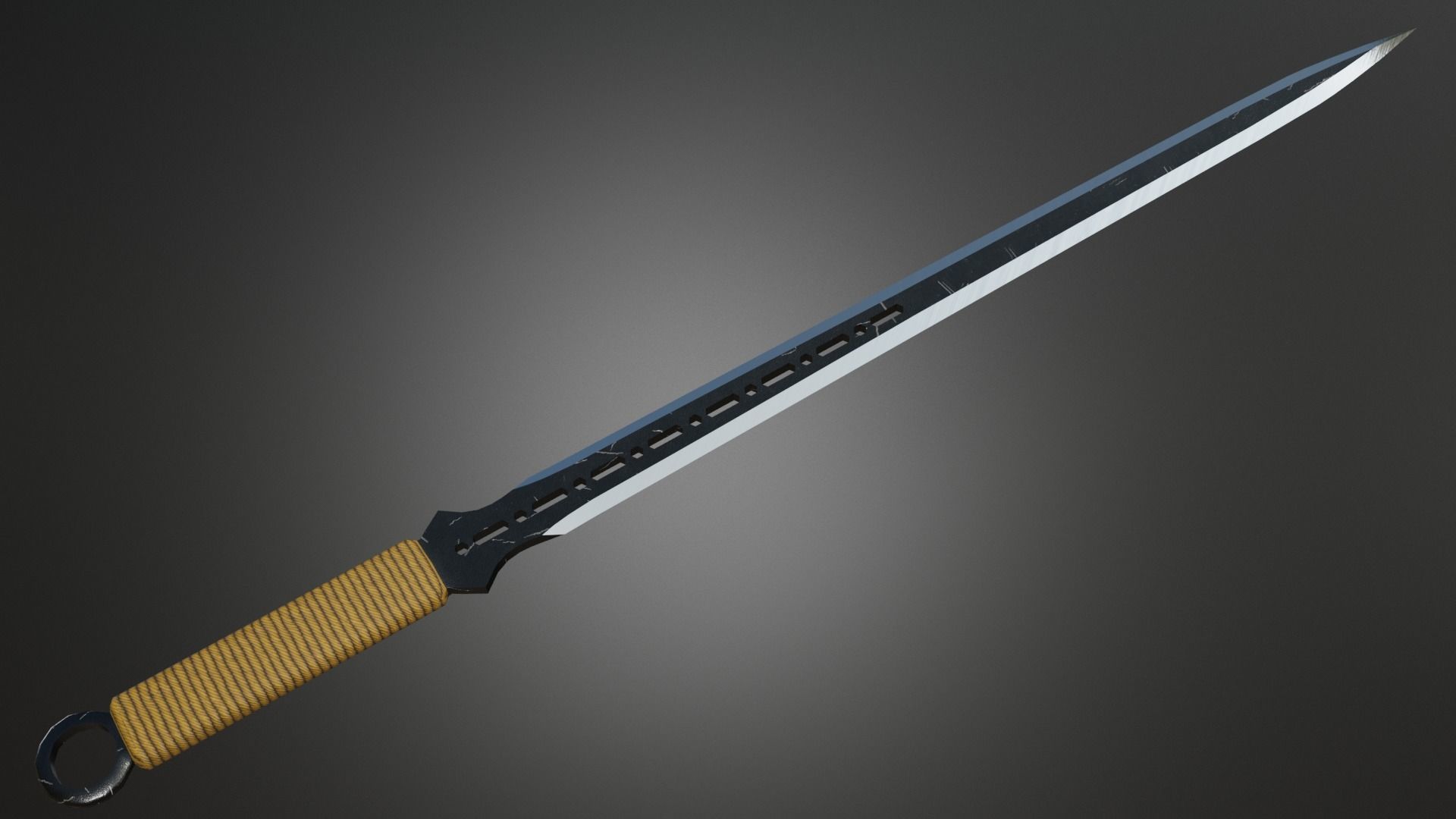 3D model ninja sword VR / AR / low-poly | CGTrader