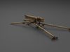 3D model Type 11 37 mm infantry gun VR / AR / low-poly | CGTrader