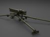3D model Type 11 37 mm infantry gun VR / AR / low-poly | CGTrader