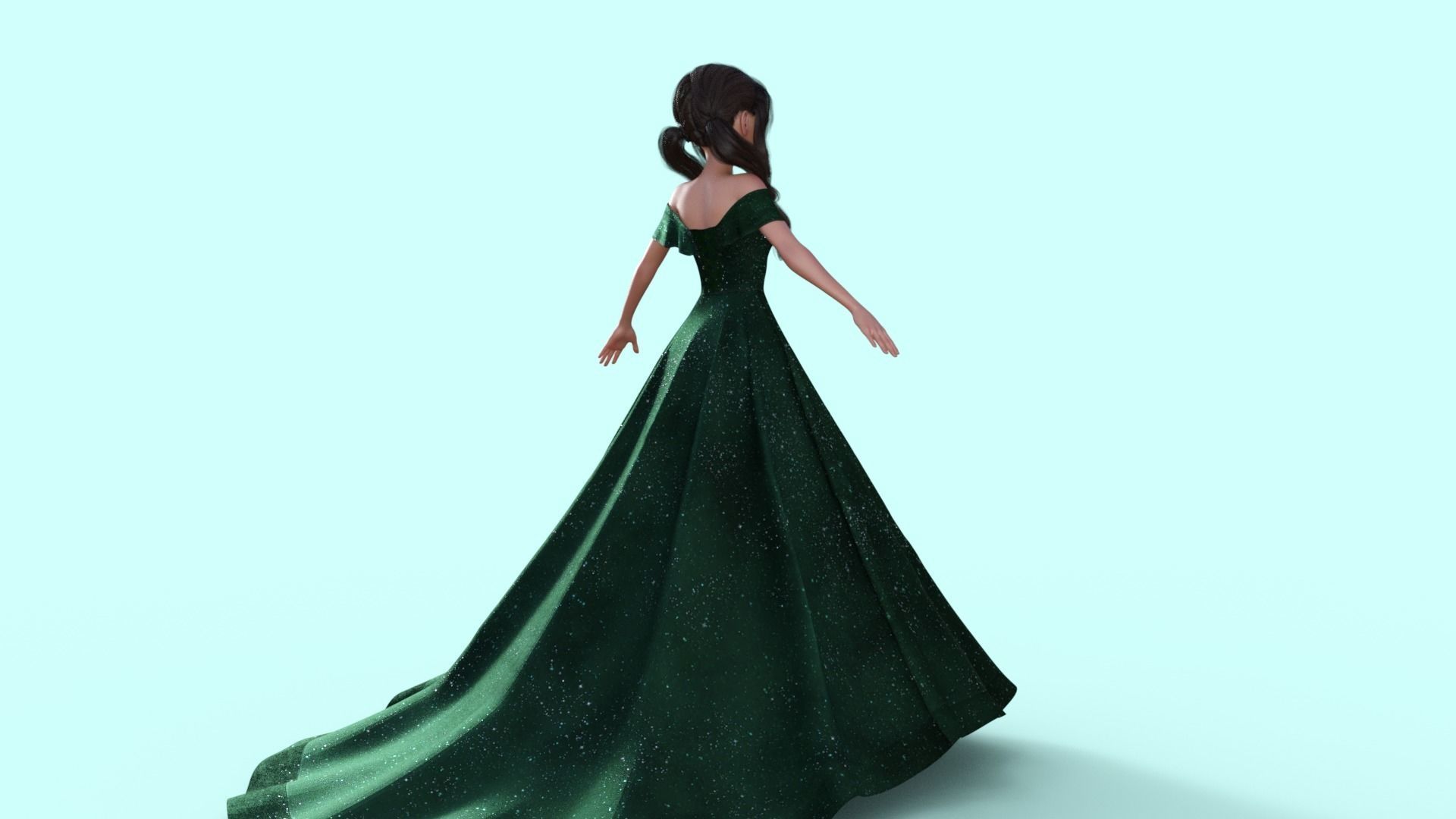 Princess Character Rigged 3D model rigged | CGTrader
