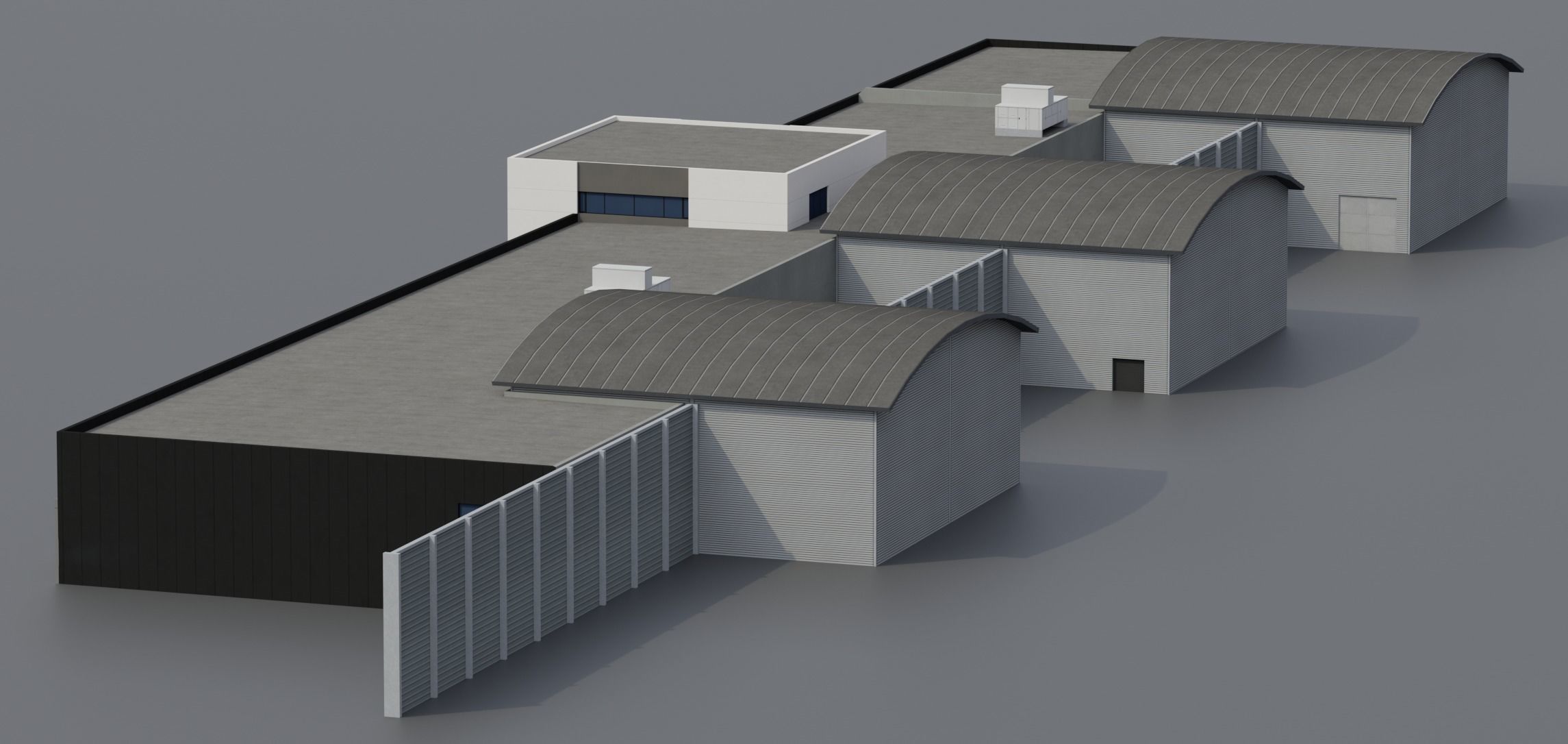 3D model Factory Garage VR / AR / low-poly | CGTrader